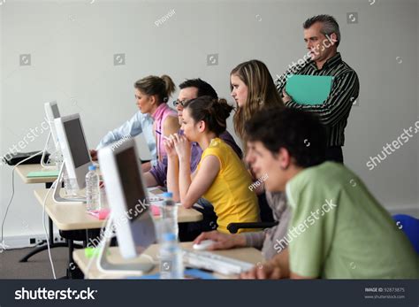 Adult Computer Class Stock Photo Shutterstock