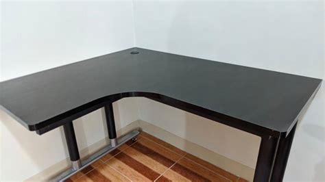 L Shape Computer Desk Table Furniture Home Living Office Furniture Fixtures On Carousell