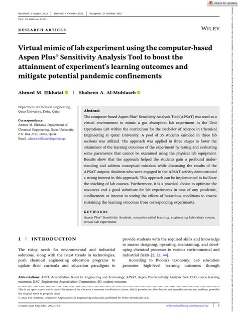 Comp Applic In Engineering 2022 Elkhatat Virtual Mimic Of Lab