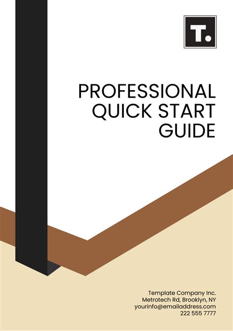 Free Professional Quick Start Guide Template Edit Online And Download