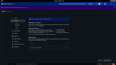 Docker File Sharing Permissions And Locking General Docker Community Forums