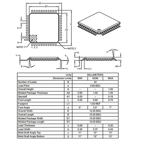 Pic18f46k80 I Pt Smd 8 Bit 64mhz Microcontroller Tqfp 44 Buy With