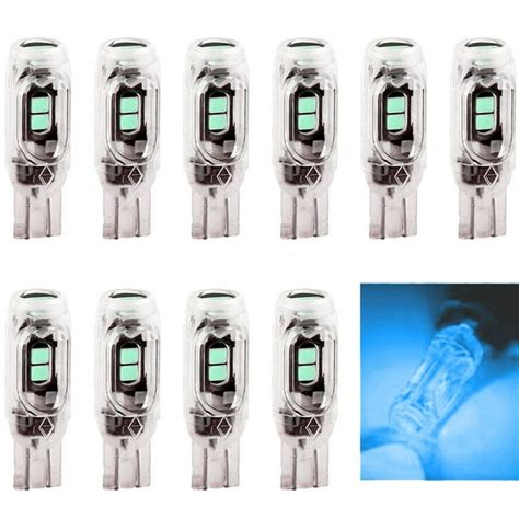 10pcs T10 3030 5smd Led 5w5 Non Polar Decoding Width Indicator Lamp