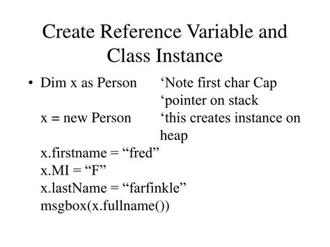 Ppt Object Based Programming In Vbnet Powerpoint Presentation Free
