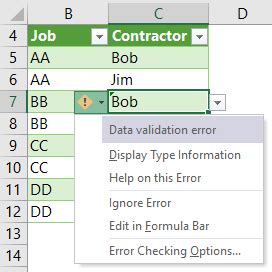 Reducing Data Validation List My Online Training Hub