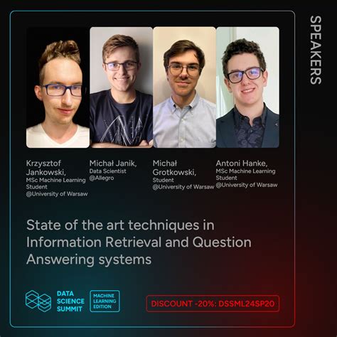 Krzysztof Jankowski On Linkedin Datasciencesummit Ml Nlp Llms Ai Retrieval