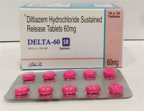 Diltiazem Hcl Sustained Release Ip 60 Mg Delta 60 Sr At ₹ 200 Box