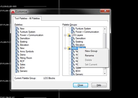 exporting tool palette groups autodesk community