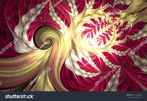 Abstract Fractal Patterns Shapes Dynamic Flowing Stock Illustration 1159308286 Shutterstock