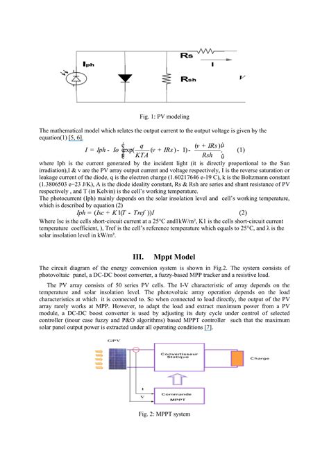 Comparison Of Pando And Fuzzy Mppt Methods For Photovoltaic System Pdf