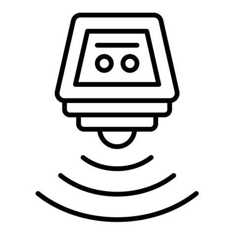 Smart Water Sensor Line Icon 14812567 Vector Art At Vecteezy