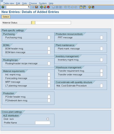 SAP MM How To Define Material Statuses SapGyan Com