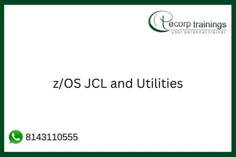 Zos Jcl Utilities Training Hyderabad India Ecorp Trainings