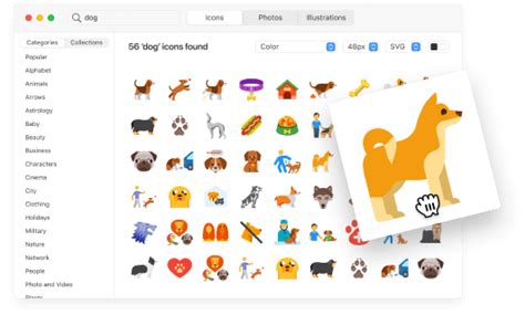 아이콘 편집기 도구