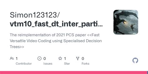 Github Simon123123vtm10fastdtinterpartitionpcs2021 The