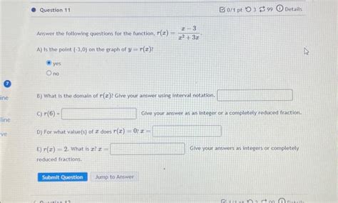 solved answer the following questions for the function