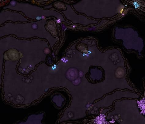 Random Underdark Encounter Map [oc] R Outoftheabyss