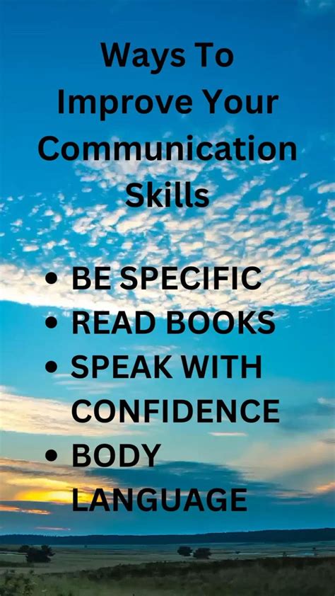 Ways To Improve Your Communication Skills Communication Skills In