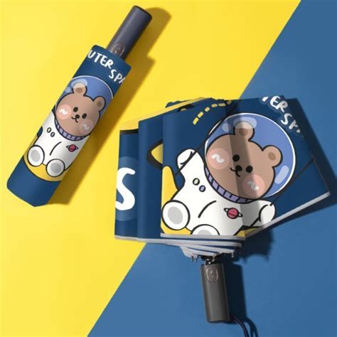 티몬 비즈 마켓 우주 비행사 어린이 우산 소년 자동 안전 방탄 접기 가벼운 소녀 초등학생 패션잡화