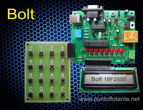 bolt 18f2550 open source hardware pic microcontroller system punto