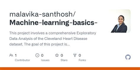 Github Malavika Santhoshmachine Learning Basics This Project Involves A Comprehensive
