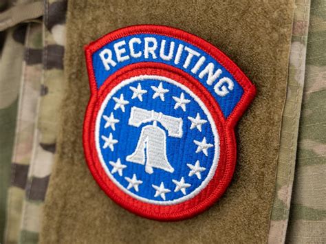 Usarec Patch With Velcro Full Color