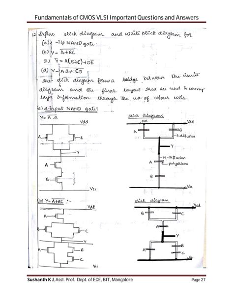 fundamentals of cmos vlsi assignment questions with answers