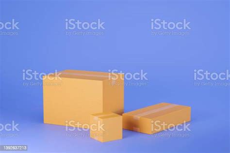 빈 공간을 가진 골판지 상자 판지 또는 소포의 더미 3d 렌더링 골진에 대한 스톡 사진 및 기타 이미지 골진 골판지 낙인 찍기 Istock