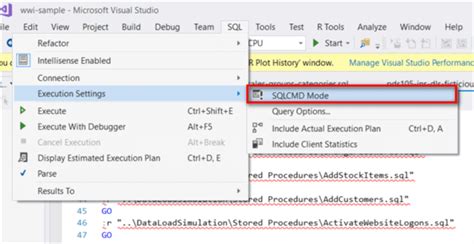 Including Predetermined Datasets In A Microsoft Database Project