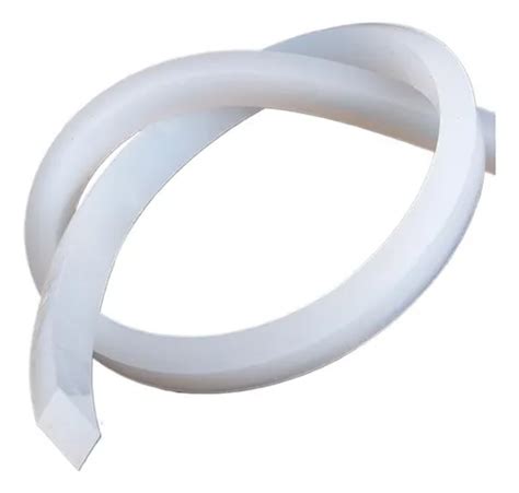 Tira De Goma De Silicona Cuadrada Blanca De 5x15 Mm Meses Sin Interés