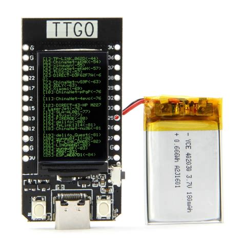 ttgo t display 16mb esp32 wifi bluetooth module 1 14 inch development board for arduino