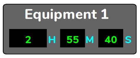 PLC Program To Count Running Hours Of Any Equipment