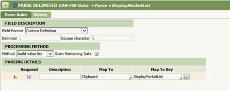 Parse Delimited Build Value List Issue Support Center
