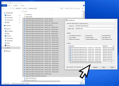 PowerRename Und Dark Mode Neue Funktion In Den Microsoft PowerToys Version Windows FAQ