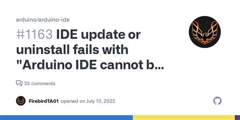 Ide Update Or Uninstall Fails With Arduino Ide Cannot Be Closed Error · Issue 1163 · Arduino
