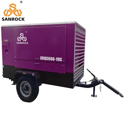Screw Air Compressor Equipment Diesel Driven Mining Air Compressor