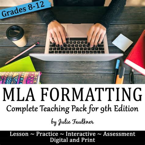 Mla Lesson 9th Edition Formatting In Text And Works Cited Complete Teaching Unit