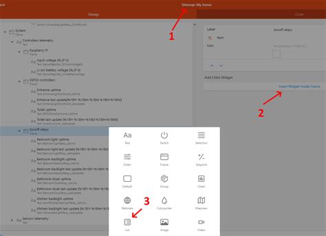 Oh3 Sitemap List Widget Any Usage Hint Items And Sitemaps Openhab Community