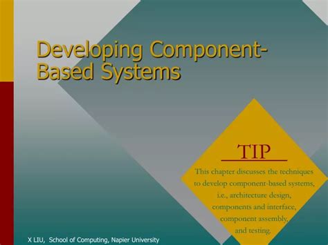 Ppt Developing Component Based Systems Architecture Design And Implementation Powerpoint