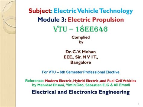 Electric Propulsion Systems Pptx