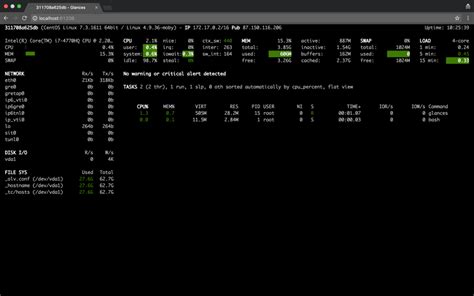 How To Install Glances Monitoring Tool On CentOS Installvirtual