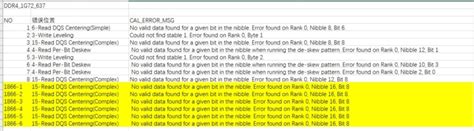 Ddr4 Mig Calibration Fail Calerrormsg 报错 No Valid Data Found For A