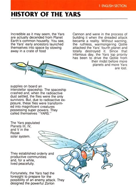Atari 2600 Vcs Yars Revenge Scans Dump Download Screenshots Ads