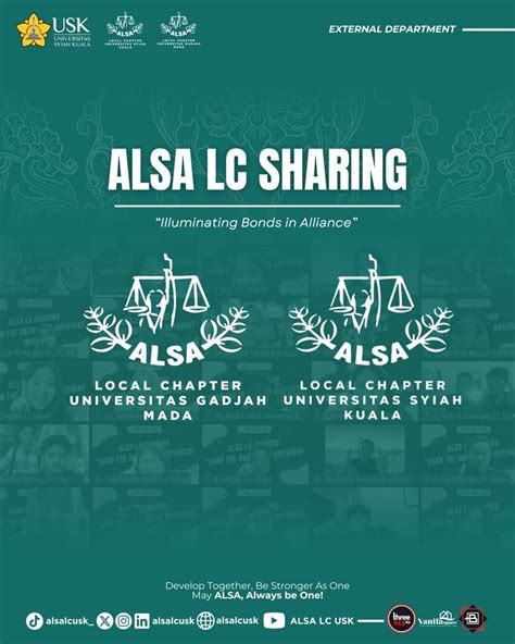 Alsa Lc Sharing Hello Alsaians External Department Proudly Present Alsa Lc Sharing With Alsa