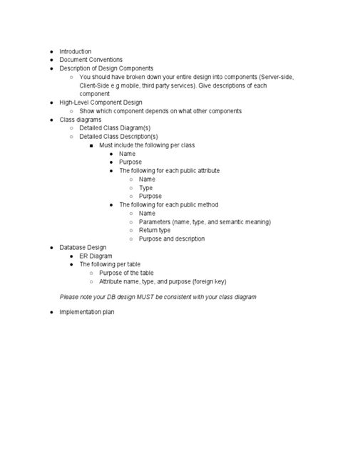 Please Note Your Db Design Must Be Consistent With Your Class Diagram Pdf Please Note Your Db Design Must Be Consistent With Your Class Diagram Pdf