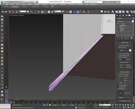 Sweep Modifier Isnt Working Properly With Custom Shape 3dsmax