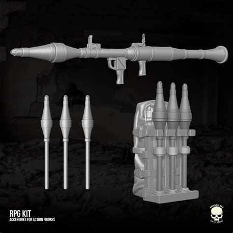 Archivo Stl Rpg Kit 3d Printable Files For Action Figures 🪖・modelo Para