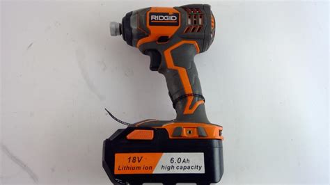 Ridgid Cordless Drill Property Room