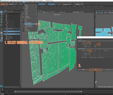 Maya Transfer Uvs Transferring Uvs To A Rigged Object Malcolm Rig