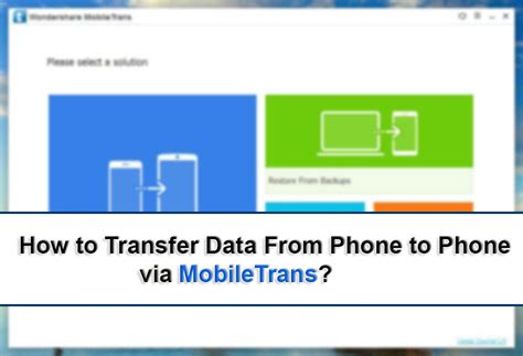 How To Transfer Data From Phone To Phone Tactig